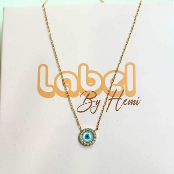 Round Evileye Necklace – Label By Hemi