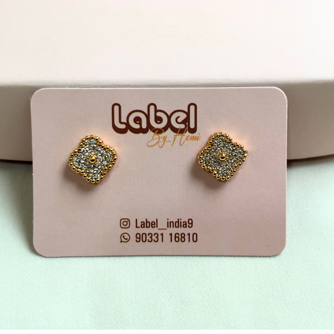 Clover Stone Studs – Label By Hemi