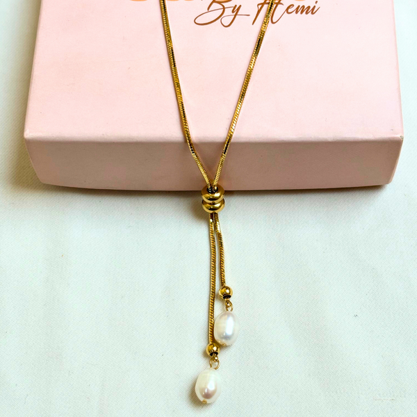 Pearl Drawstring Necklace – Label By Hemi